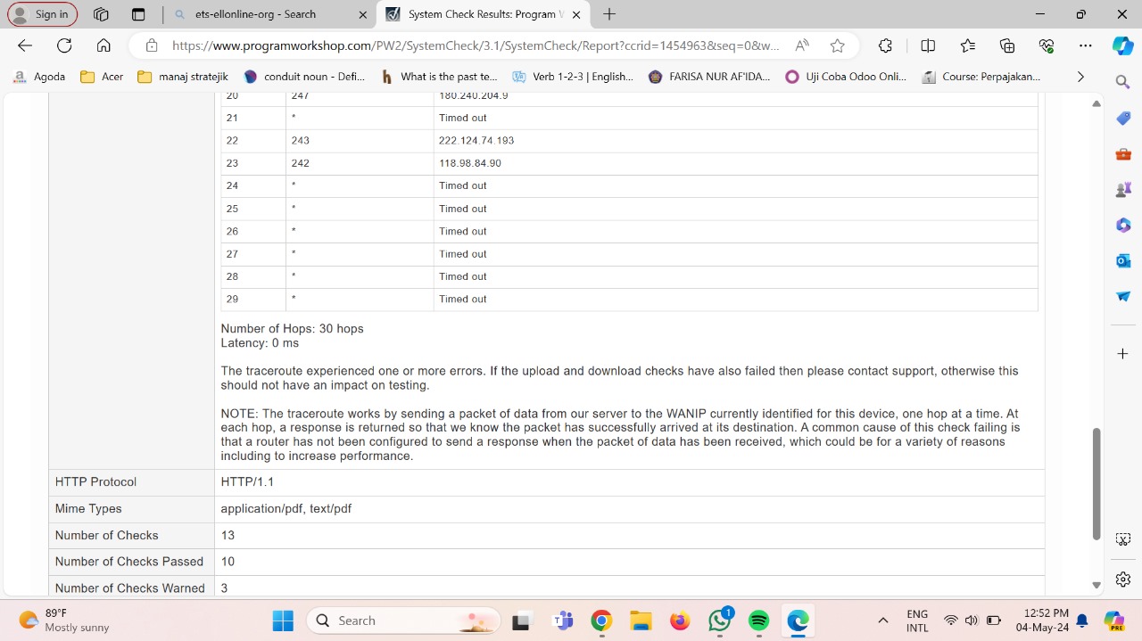 Check Readiness Tes TOEFL ITP®