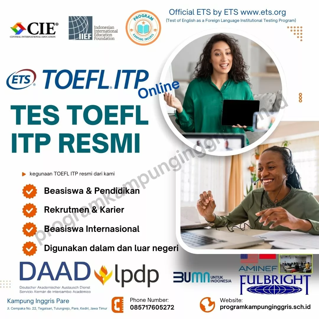Tes TOEFL ITP® Resmi ETS | Daftar & Jadwal Terbaru 2025