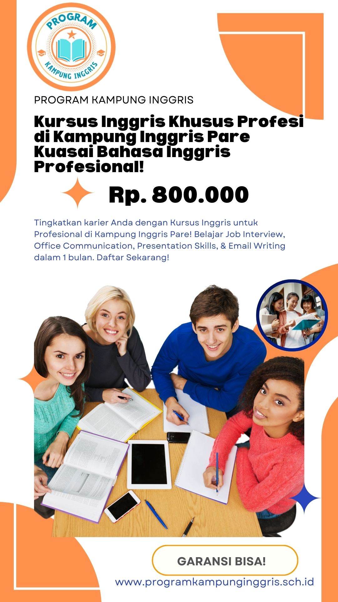 Kursus Inggris Profesi – Business English Kampung Inggris Pare