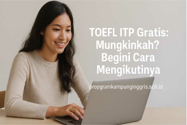 TOEFL ITP Gratis? Mungkinkah?